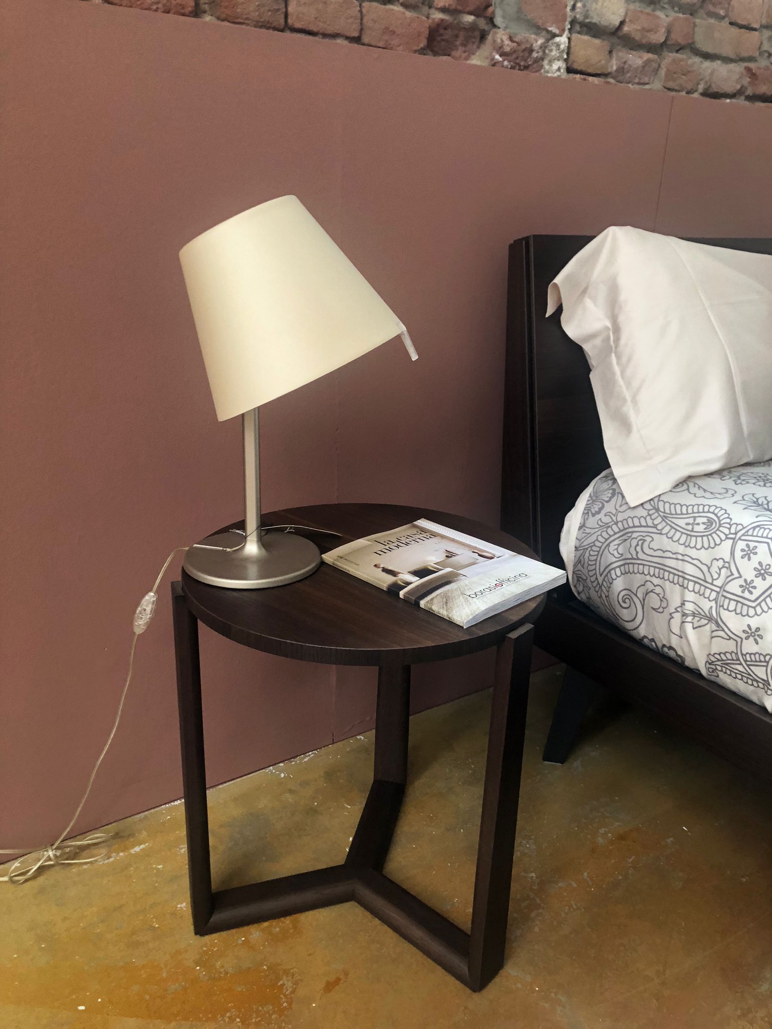 Tavolino rotondo in legno La Casa Moderna mod. Madera | Borasi Officina