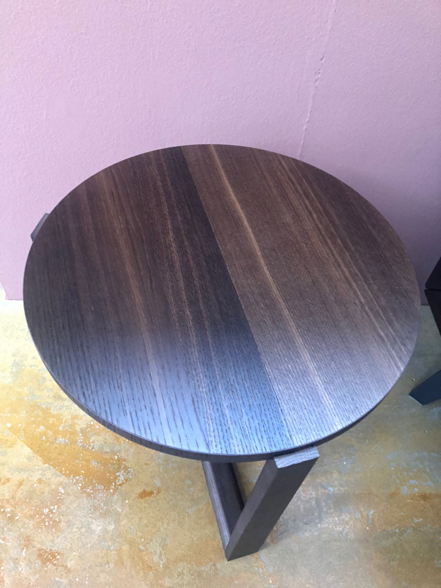 Tavolino rotondo in legno La Casa Moderna mod. Madera | Borasi Officina